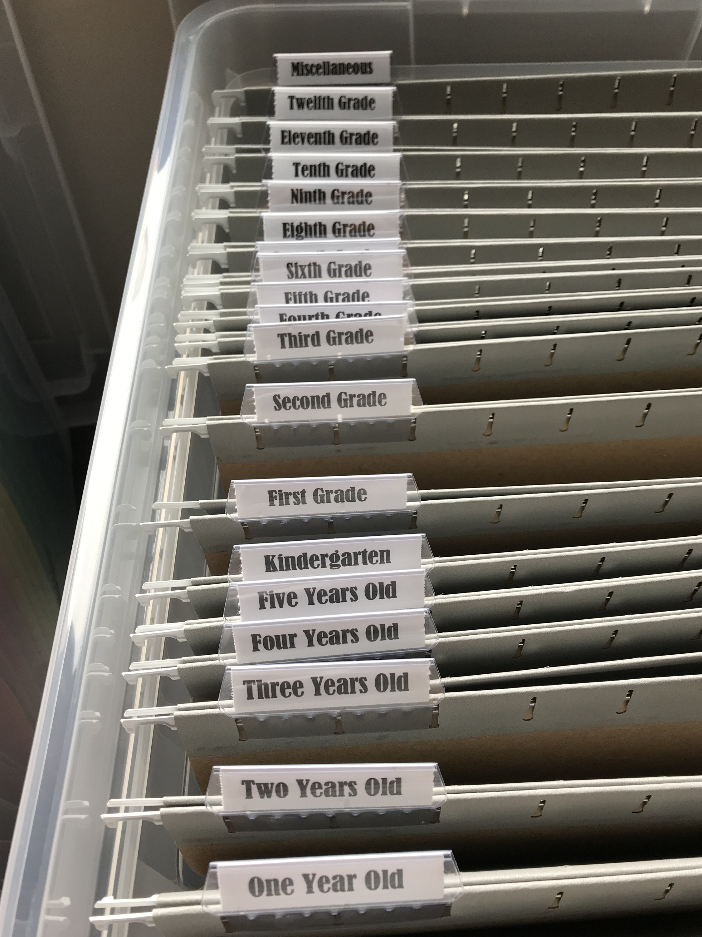 DIY Memory Keeper Kit for School Paper Organization Milestones ...