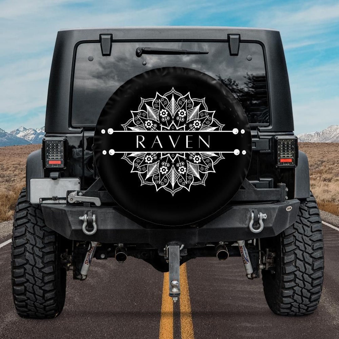 PESRONALIZED Spare Tire Cover, CUSTOM Spare Tire Cover With the Name of ...