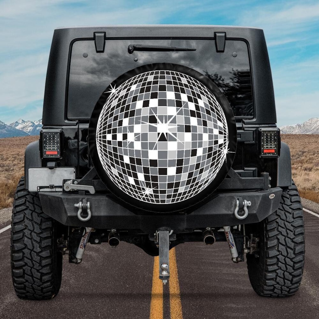 Disco Ball Spare Tire Cover, Disco Tire Cover for Jeep, for Bronco ...