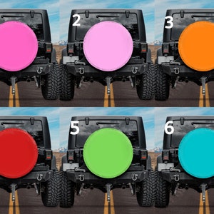 Solid Color Hot Pink Tire Cover, Girly Tire Covers for Jeep for Bronco ...