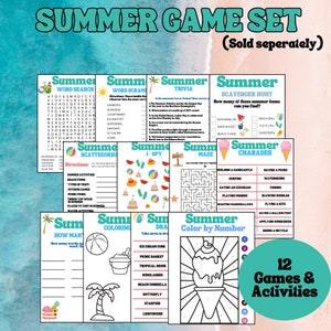 Summer Word Search Game | Printable Kids Activities | Summer Family ...