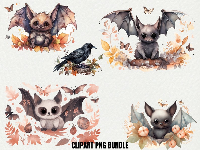 Watercolor Woodlands Animals Clipart | Cute Woodlands Forest Creatures ...