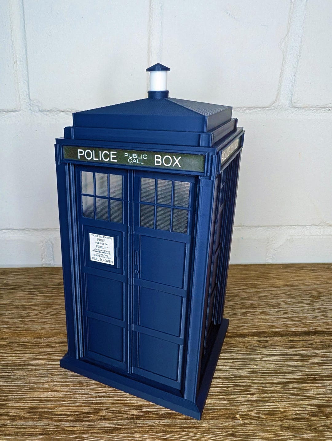 XXL TARDIS With Light Inspired by Doctor Who to Open, Personalize Signs ...