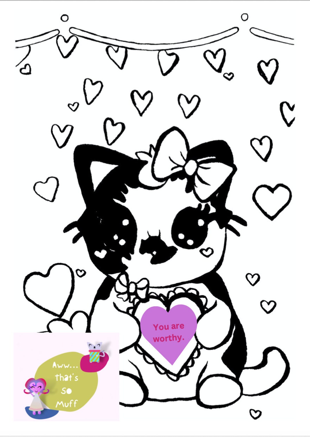 DDLG Littles little Space Hand-drawn Adult Super Cute Kitty kitten ...