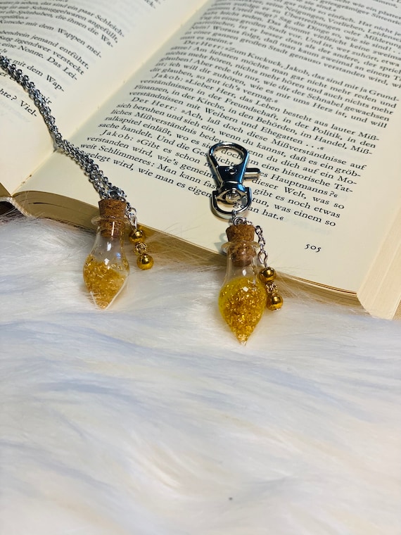 Felix Felicis Necklace Keychain Magic Potion - Etsy