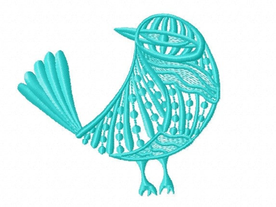 Cute Spring Bird Machine Embroidery Designs Instant Download - Etsy