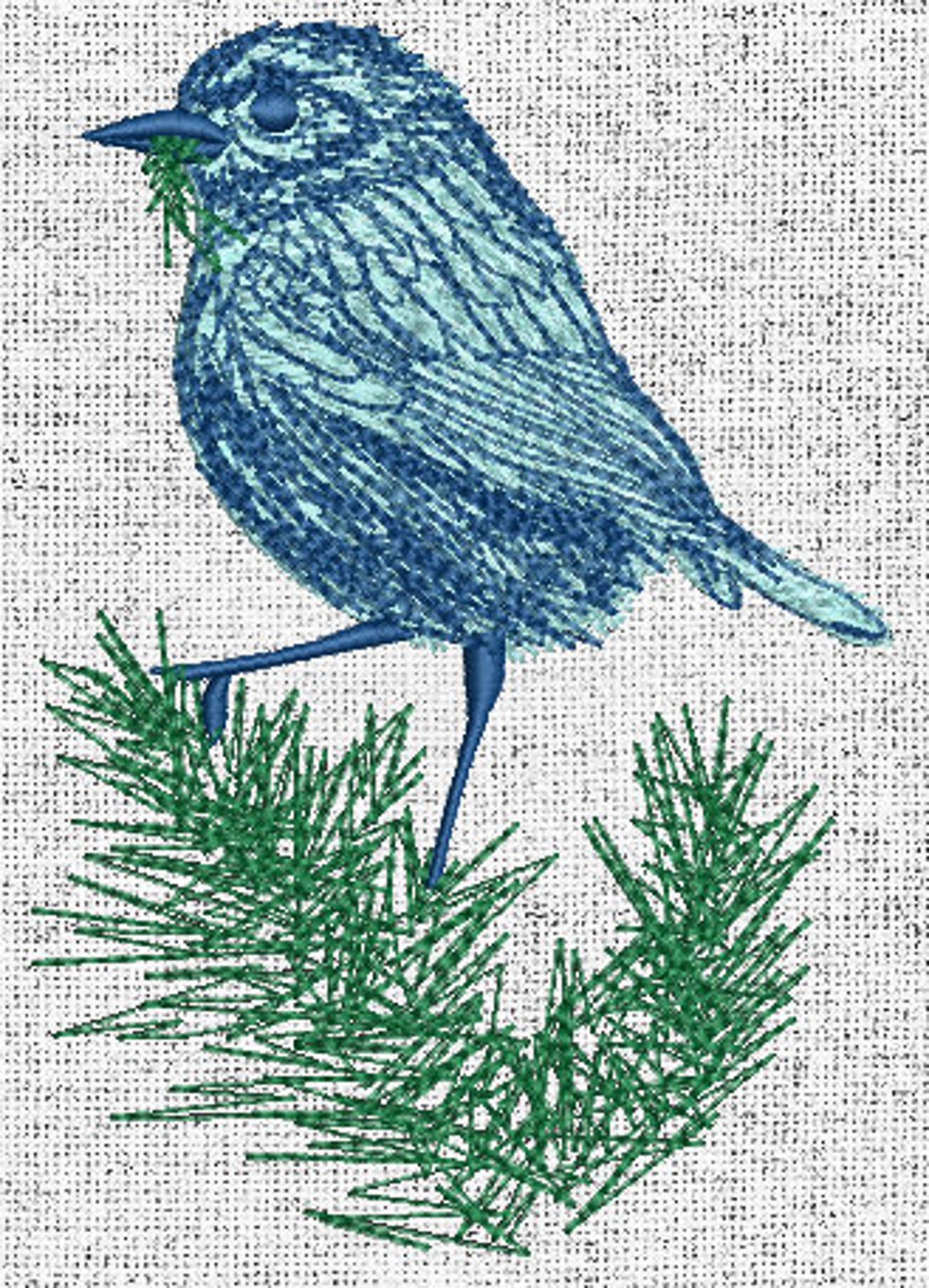 Bird Sparrow Machine Embroidery Designs 3 Sizes - Etsy