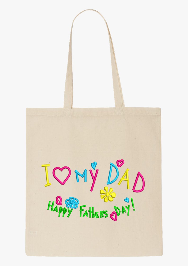 Custom Father's Day Gift Machine Embroidery Designs. - Etsy