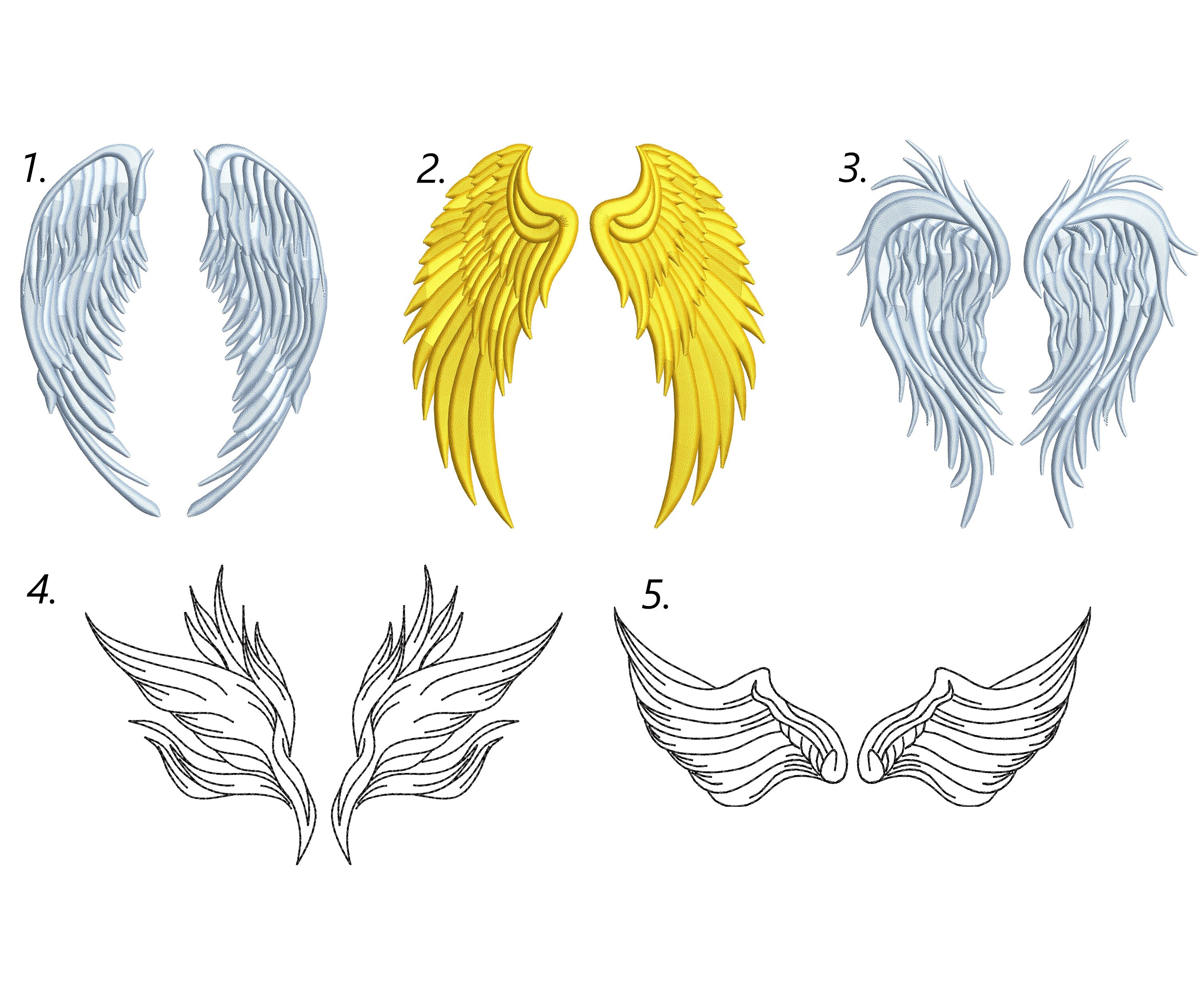 Anime Angel Wings Drawings