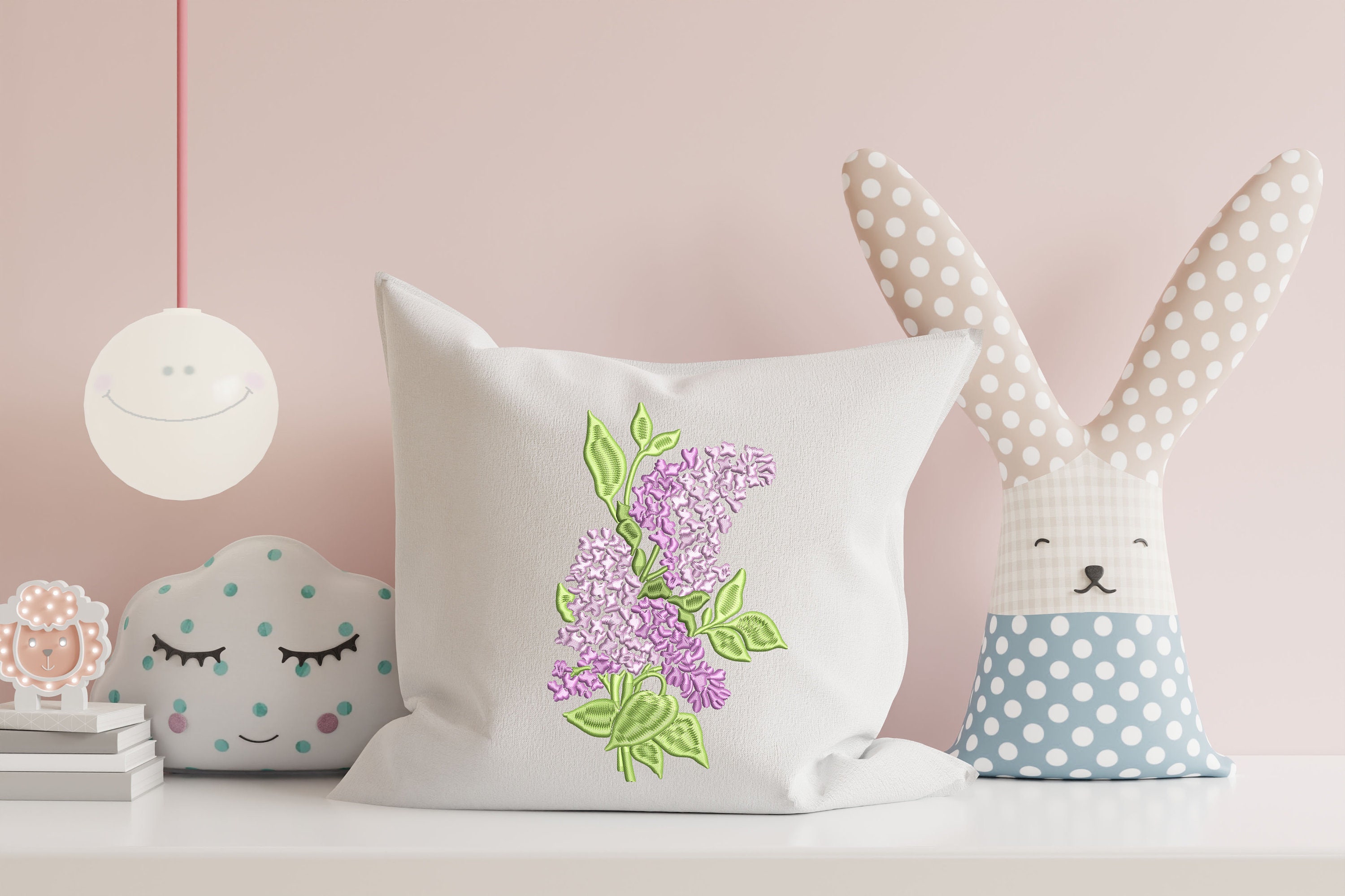 Lilac Machine Embroidery Designs Flowers Trendy Designs For Etsy