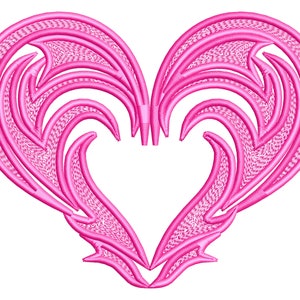 Pink Heart Machine Embroidery Designs. Embroidery Birthdays Decorations ...