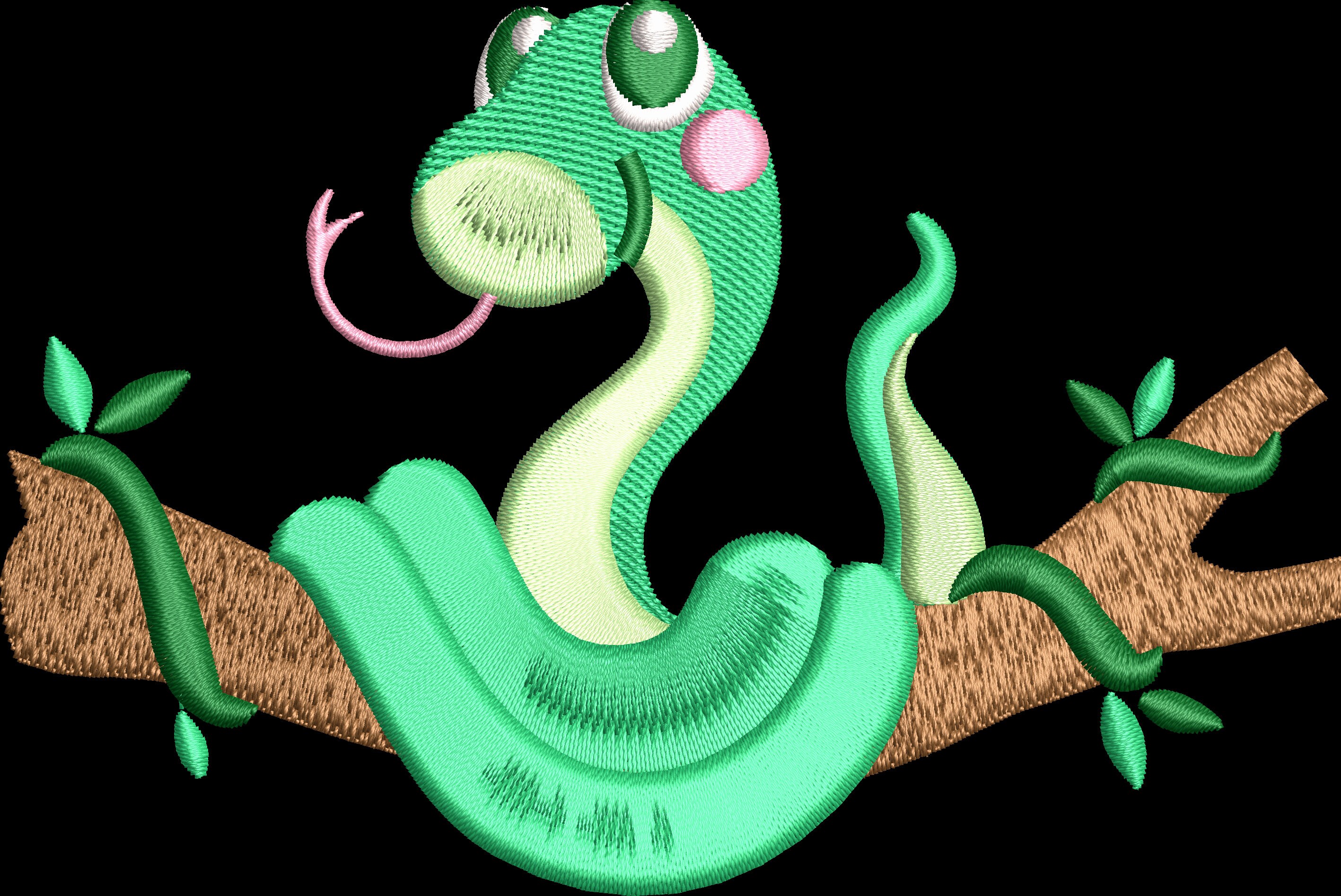 Cute snake machine embroidery designs for kids overalls | Etsy