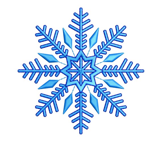 Snowflakes Embroidery Designs. Sparkle Machine Embroidery | Etsy