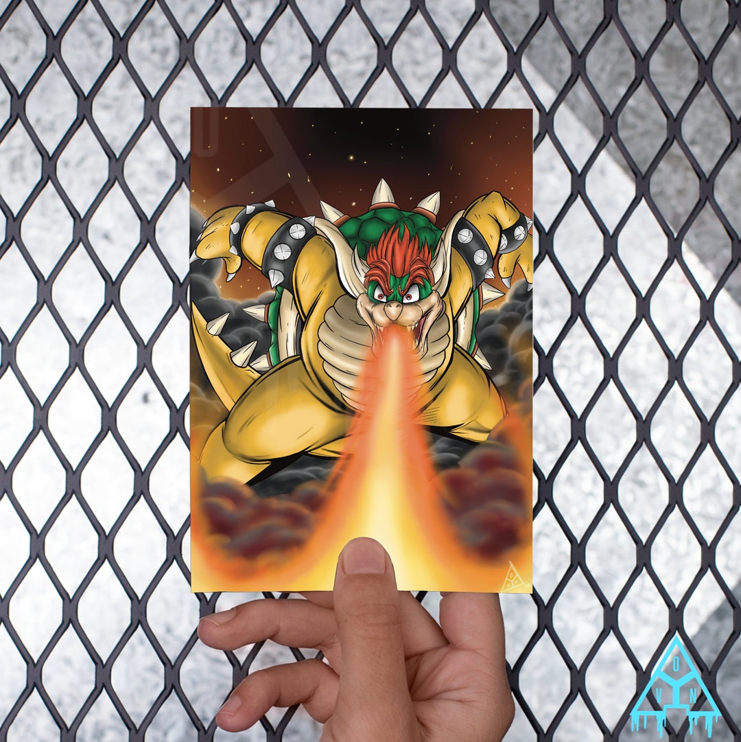 Bowser Super Smash Bros Ultimate Mini Game Poster Collectible Print ...