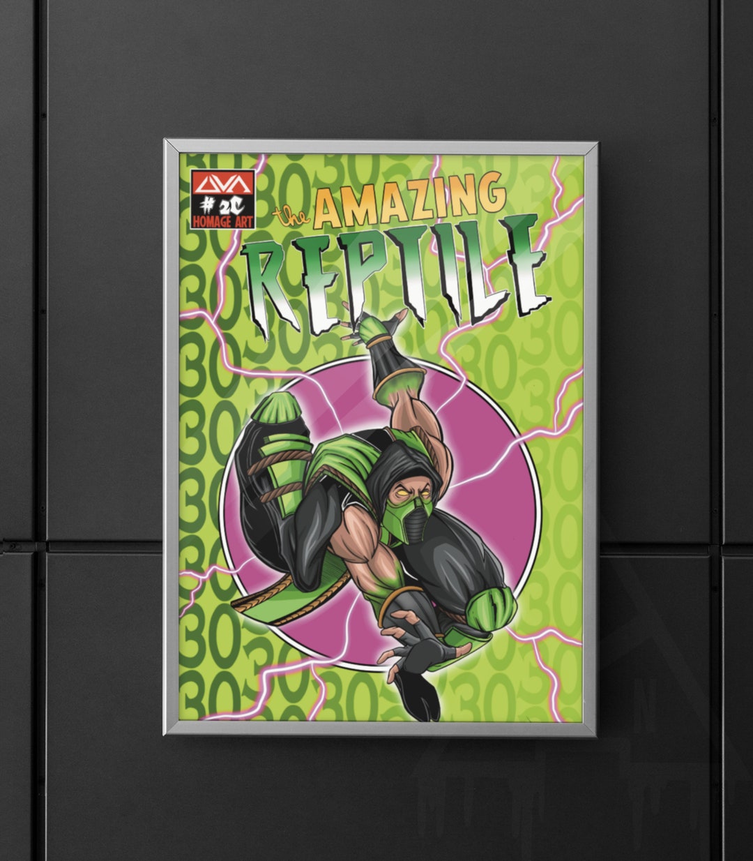 The Amazing Reptile Mortal Kombat Digital Poster Mortal Kombat Video ...