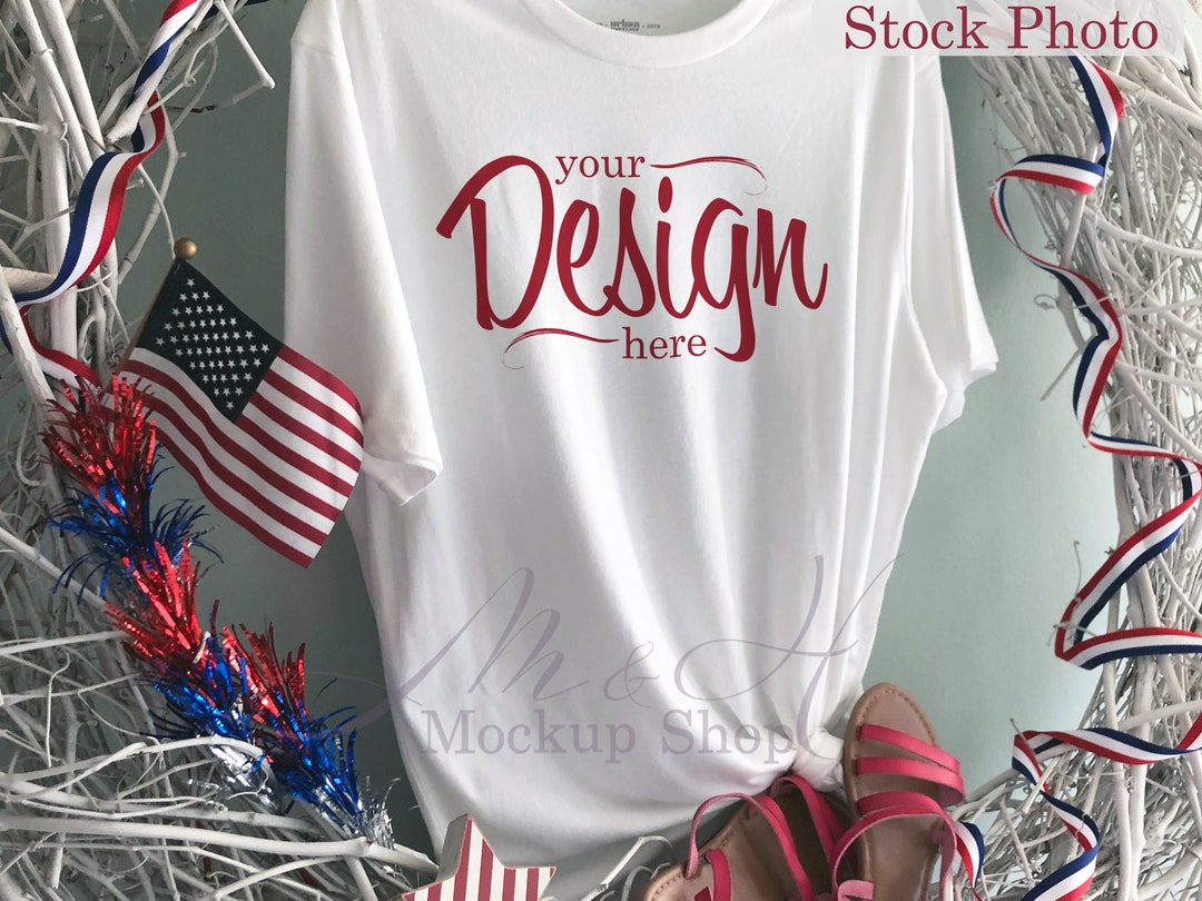 Patriotic Mockup / 4th of July Mockup / Fourth of July Mockup / Womens ...