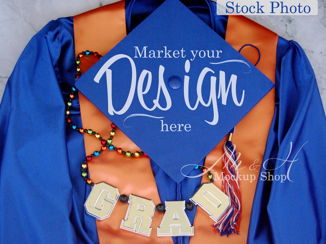 Graduation Cap Mockup / Graduation Cap and Gown Mockup / Graduation ...