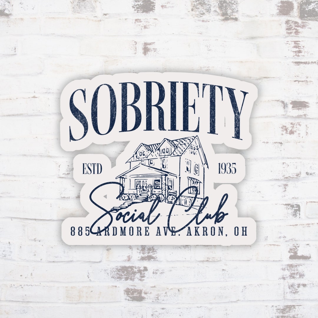 AA Sober Sticker, 12 Steps Sobriety Recovery Waterproof Vinyl Car ...