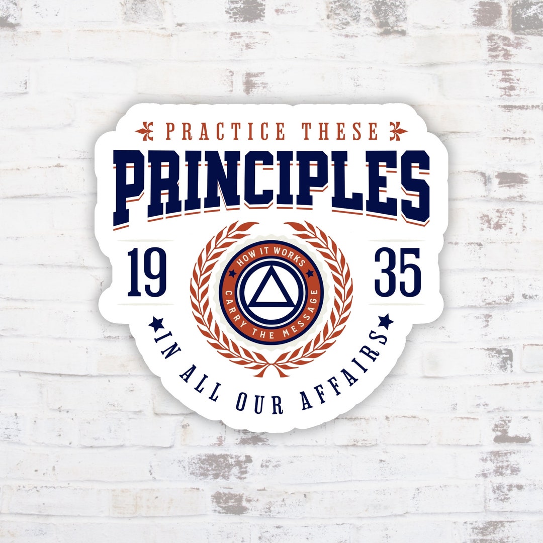 AA Big Book Quote Sticker, 12 Steps Sobriety Slogan Anniversary ...