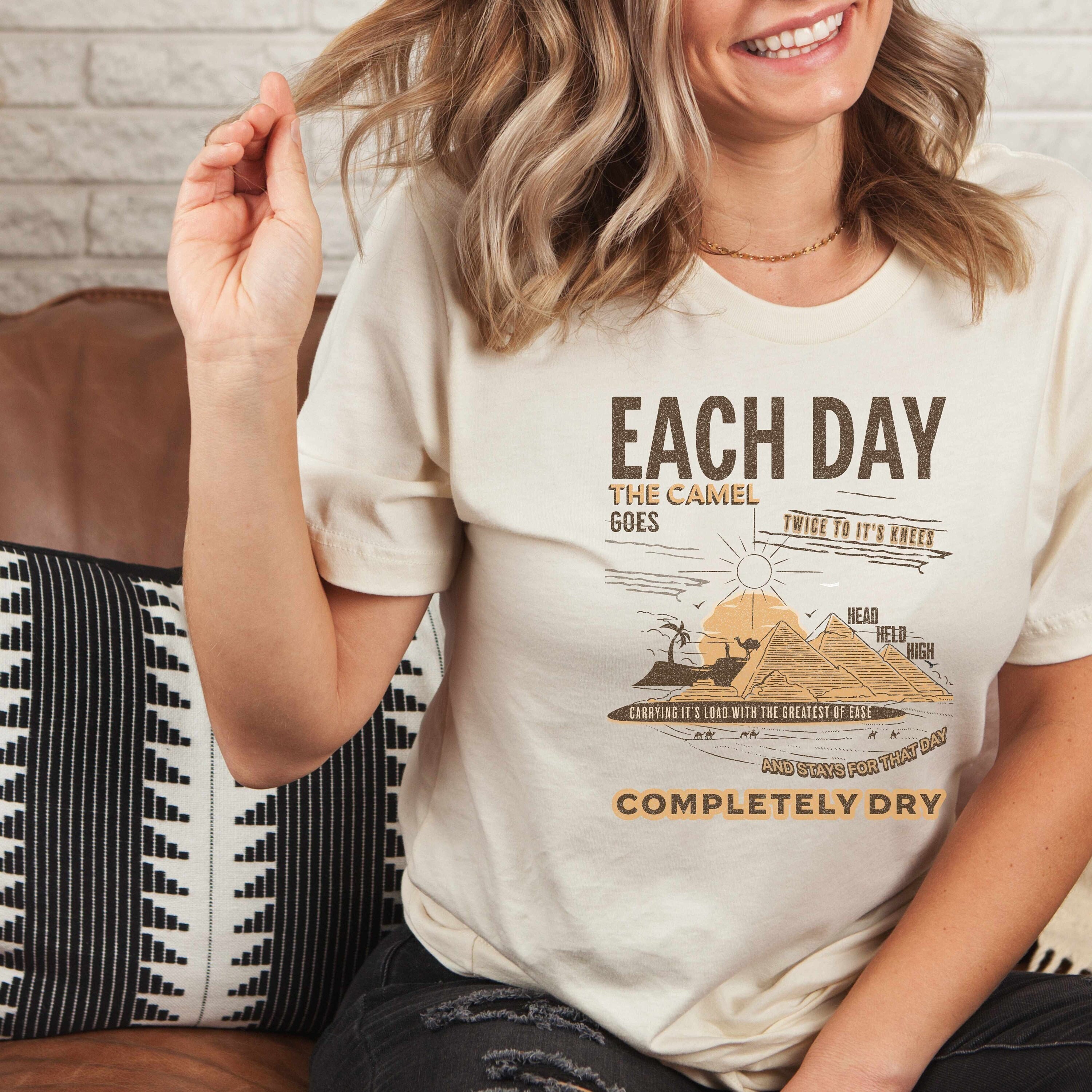 AA Camel Prayer Women's T-shirt Gift for Sponsor Perfect Sobriety ...