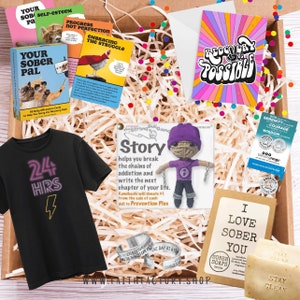 Sobriety Gift Box for Addiction Recovery in Alcoholics Anonymous or ...