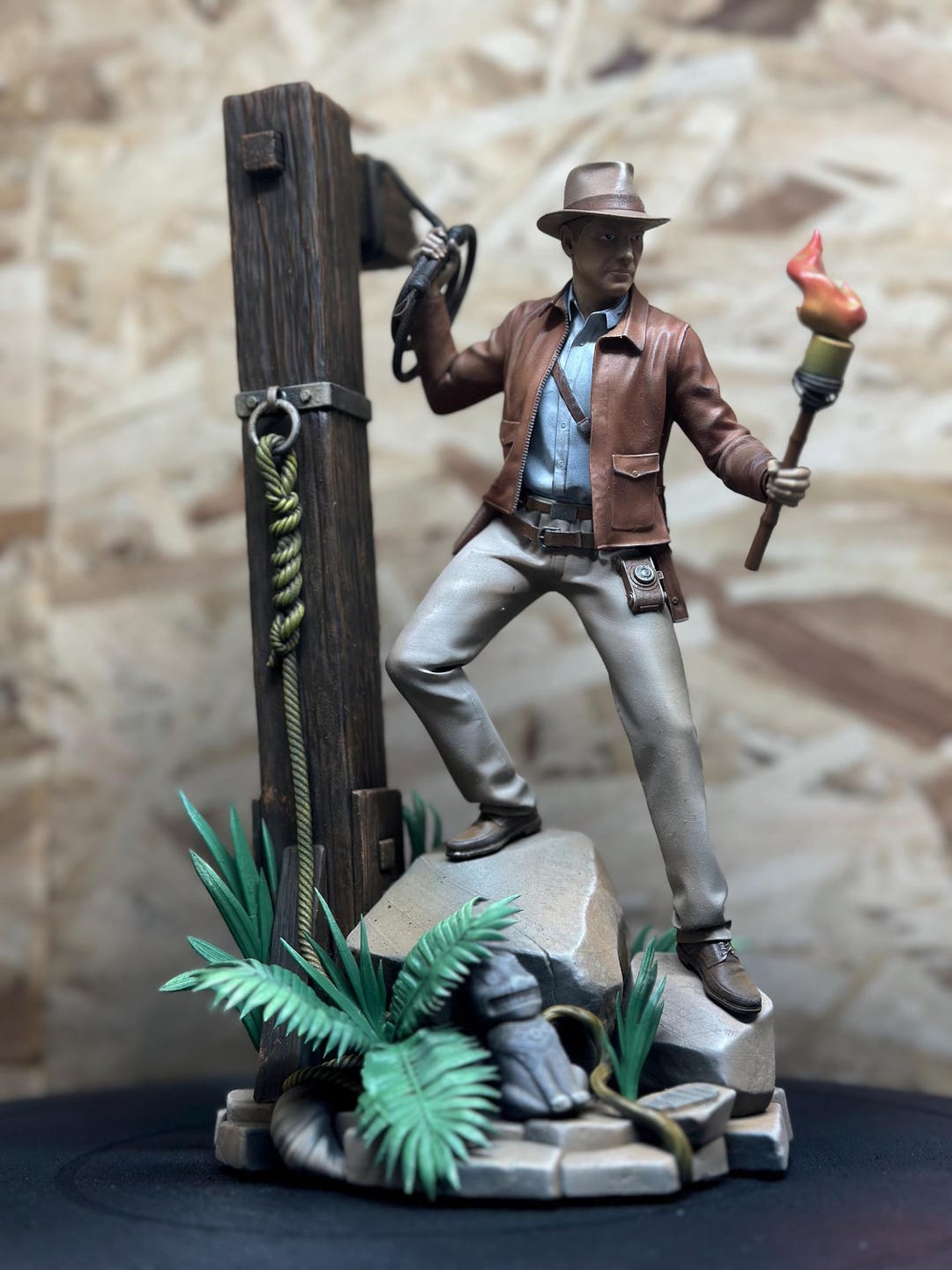 1/12 Indiana Jones 3D Printed and PAINTED Figure | Figurine 3D Printed ...