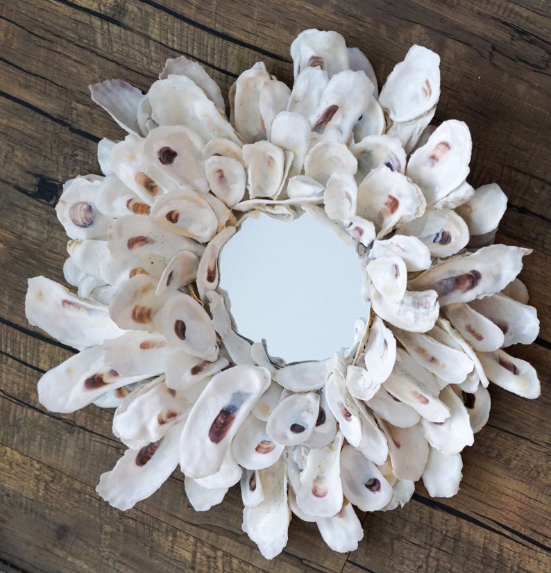 Oyster Shell Mirror - Etsy