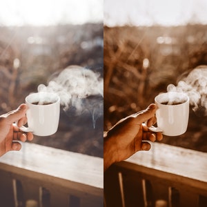 Coffee Lightroom Presets Pack Mobile and Desktop Presets - Etsy