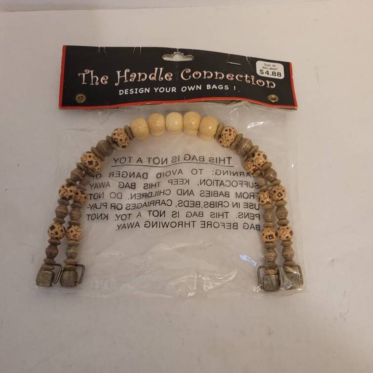 Beaded Handle for Designing Your Own Bags Handbag Bamboo, Rattan, Wood ...