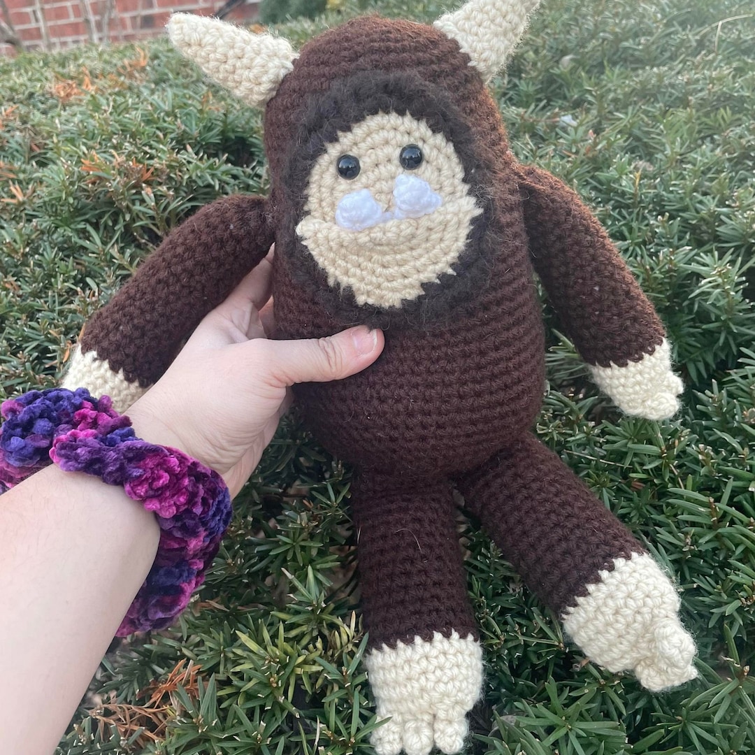 Bigfoot Buddy Crochet Pattern: Amigurumi Yeti Sasquatch (PDF Pattern ...
