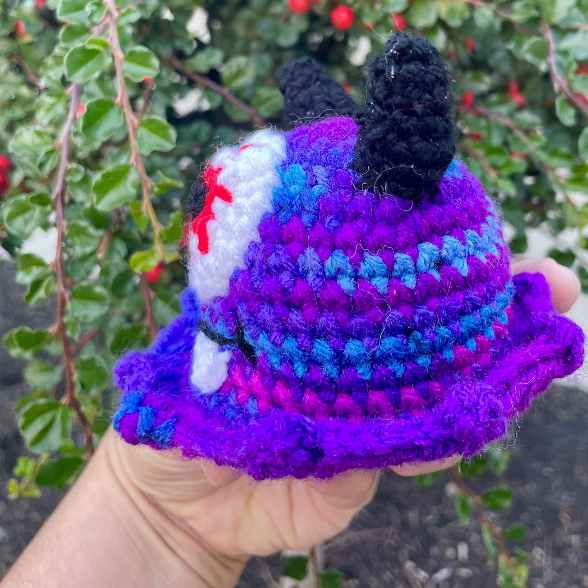 Crochet Cyclops Monster Amigurumi One Eyed Alien Purple - Etsy