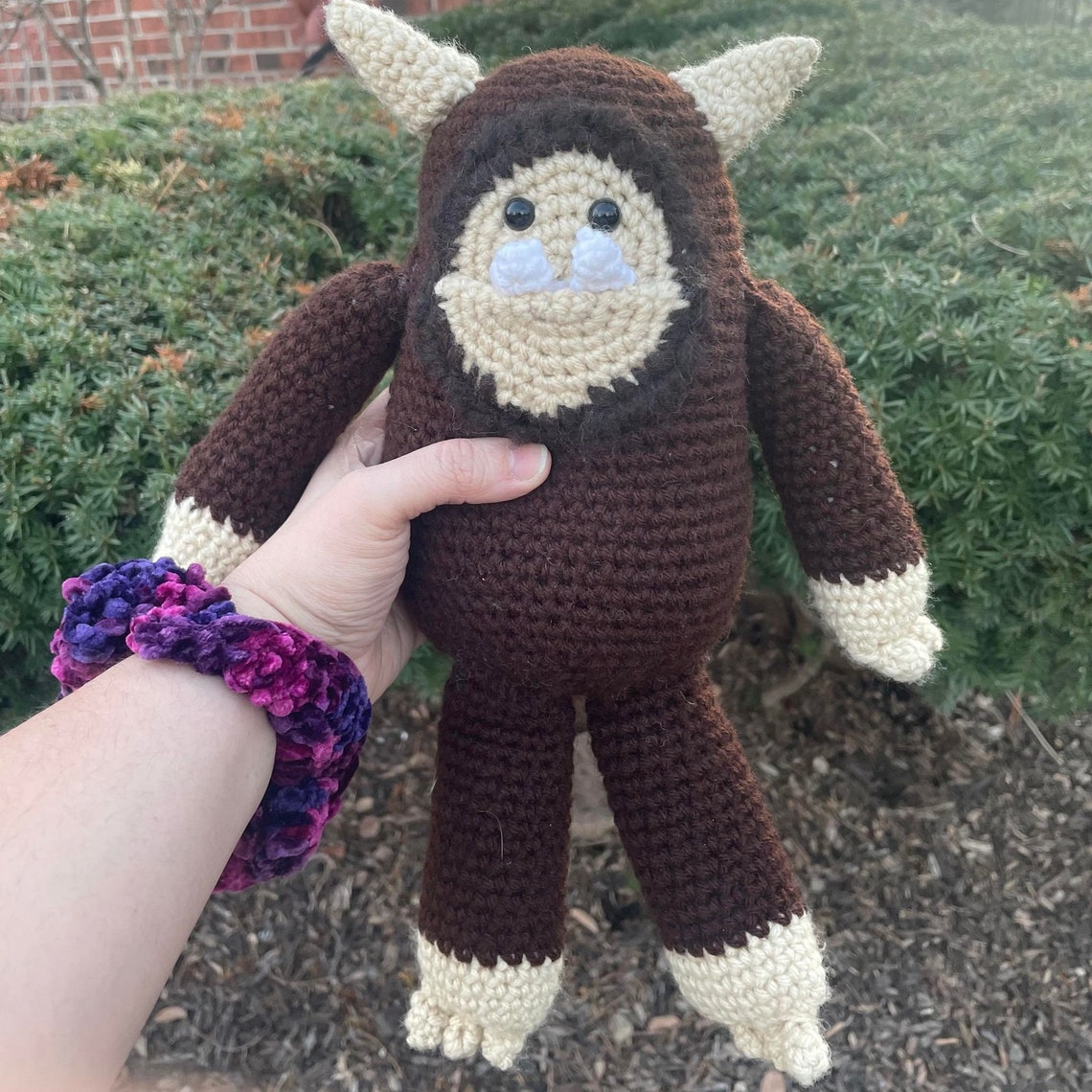 Bigfoot Buddy Crochet Pattern: Amigurumi Yeti Sasquatch (PDF Pattern ...