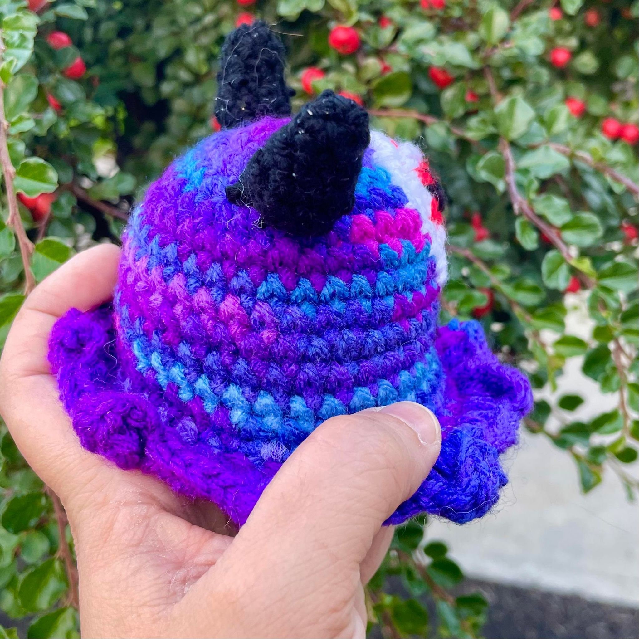 Crochet Cyclops Monster Amigurumi One Eyed Alien Purple - Etsy