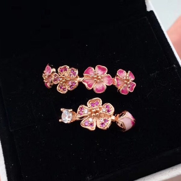 Cherry Blossom Ring - Etsy