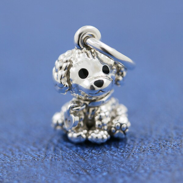 Silver Poodle Charm - Etsy