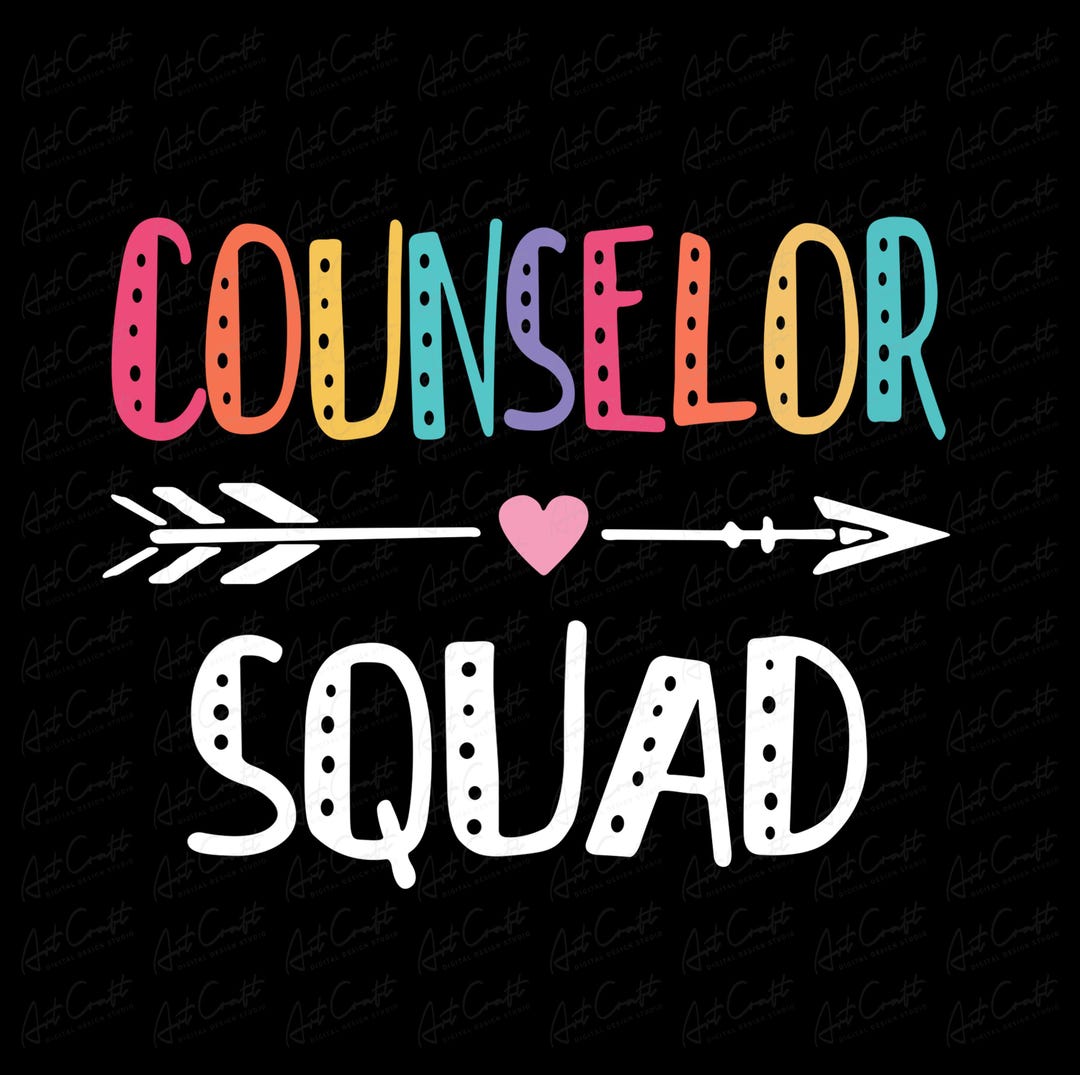 Counselor Squad PNG: Team Spirit Design (digital Download) - Etsy