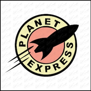 Planet Express Logo Png Download - Etsy
