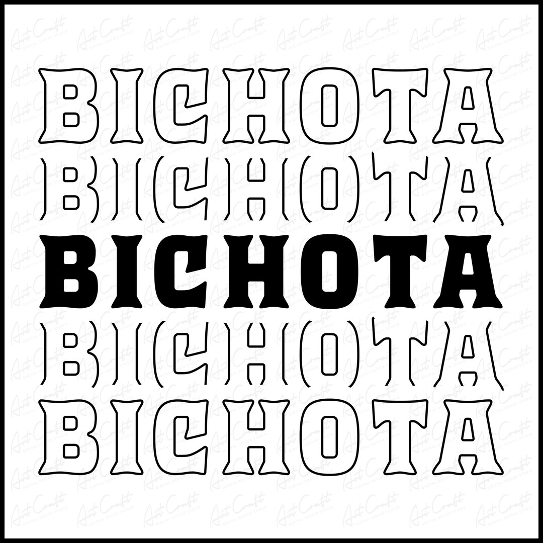 Bichota Repeat Digital Design Download - Etsy