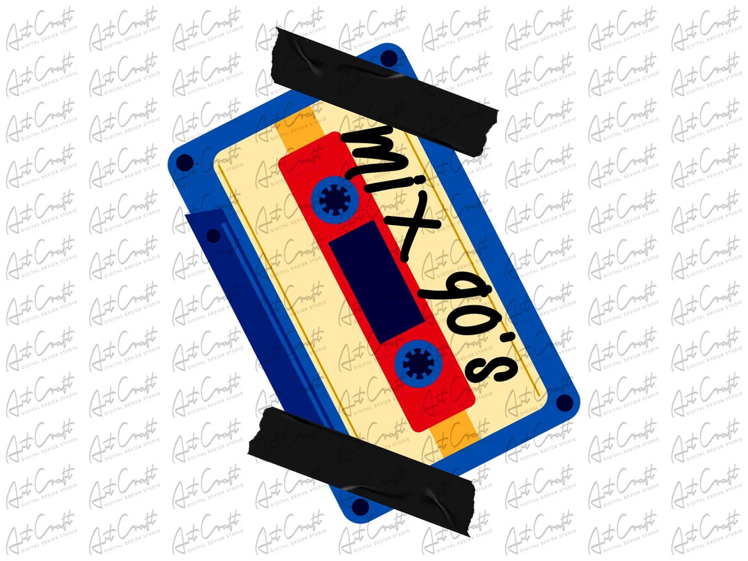 Mix 90s Cassette Png Files Download - Etsy
