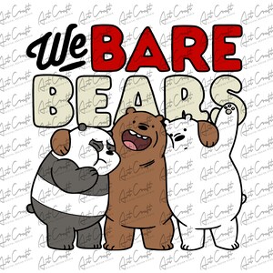 We Bare Bears Svg - Etsy