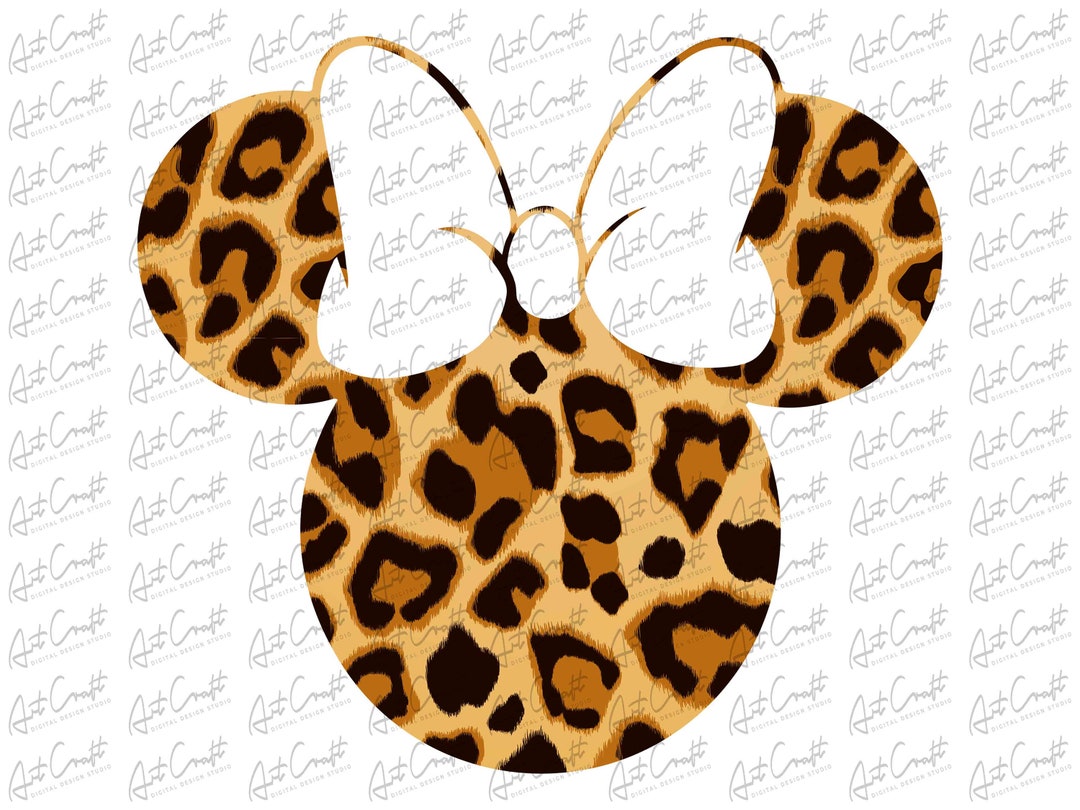 Minnie Mouse Leopard Png Download - Etsy