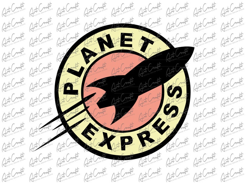 Planet Express Logo Png Download - Etsy