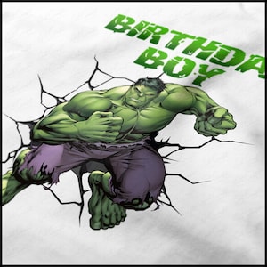 Hulk Birthday Boy Digital Design Download - Etsy