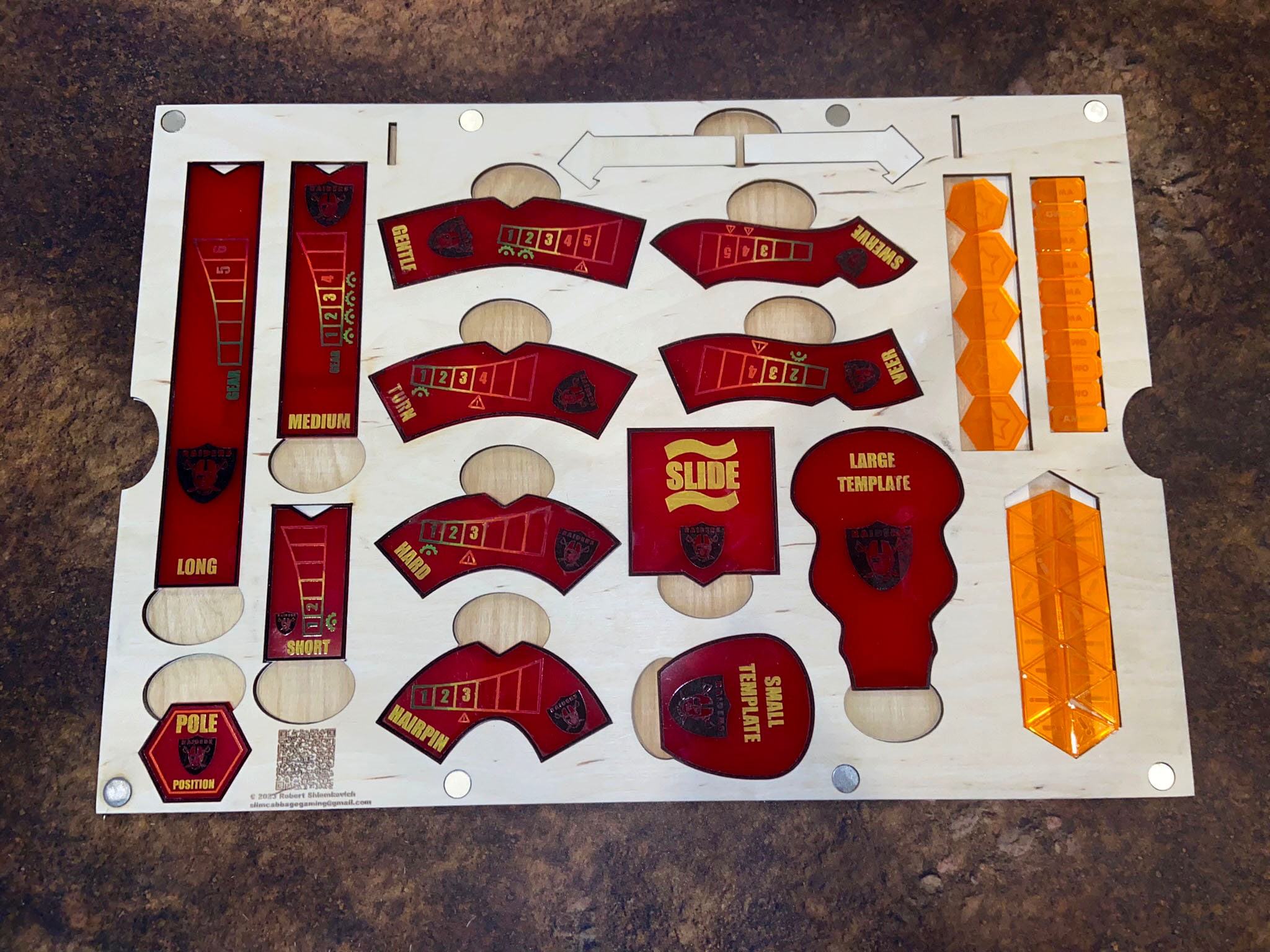 Gaslands Template Holder - Etsy