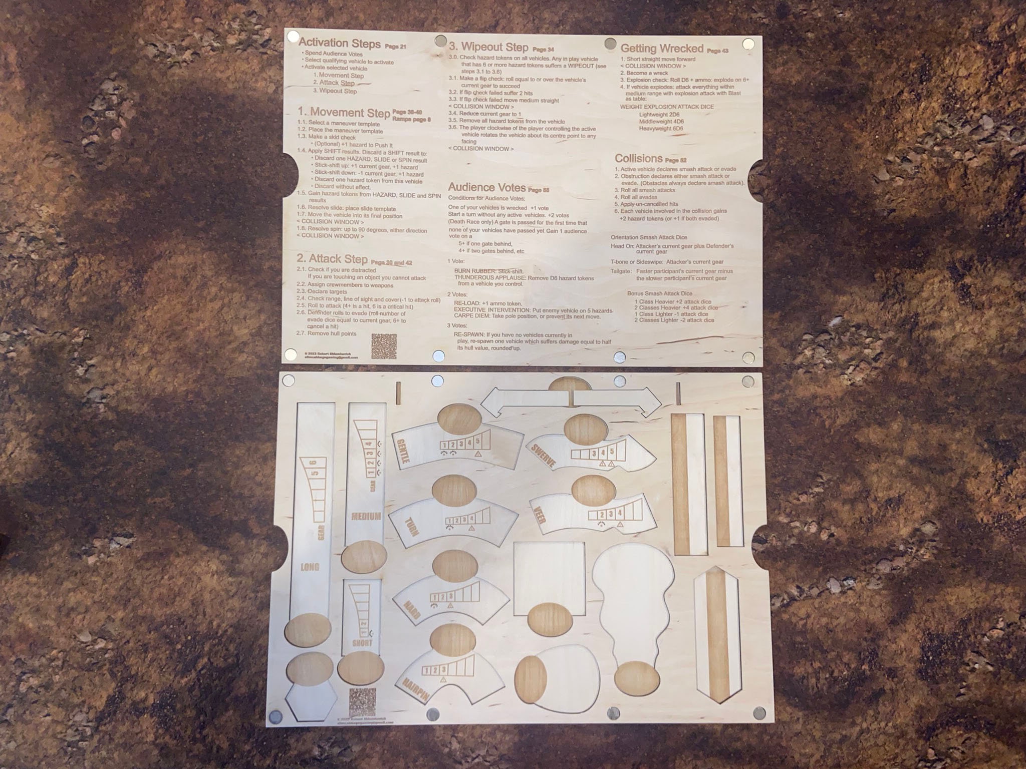 Gaslands Template Holder - Etsy