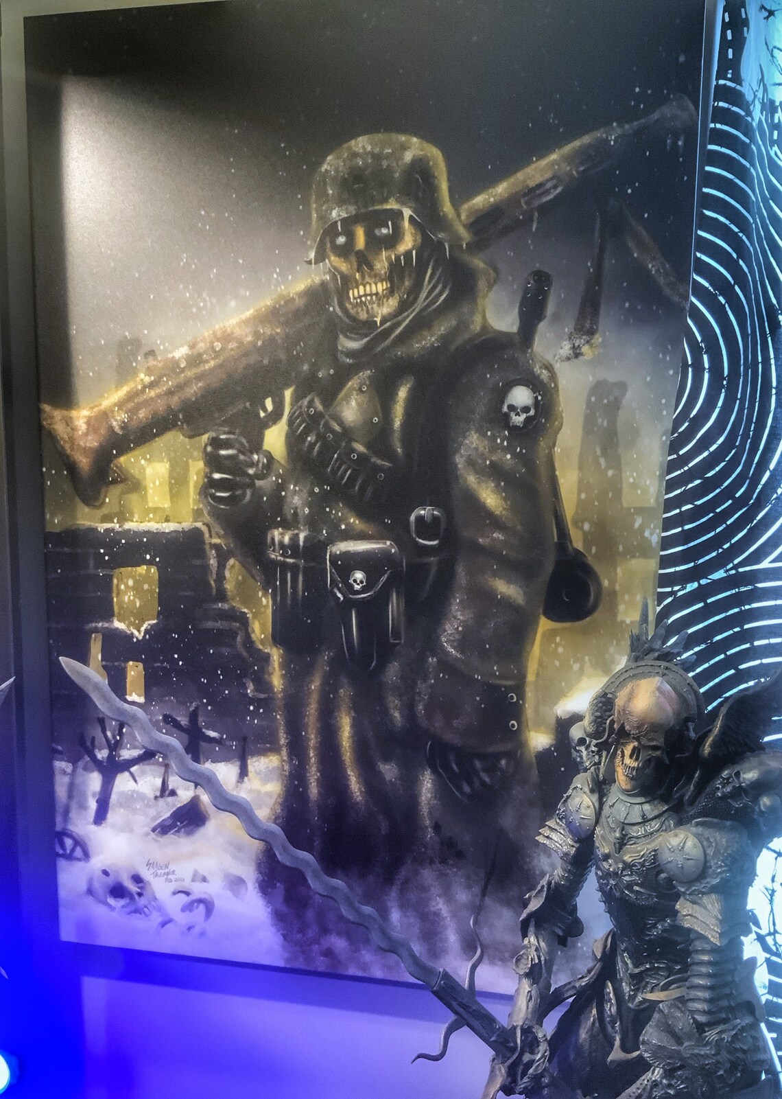 Frozen War WWII Undead Soldier Darkhorror Digital Painting - Etsy