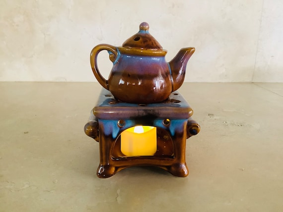 Vintage Ceramic Stove With Teapot Potpourri Burner / Ceramic - Etsy