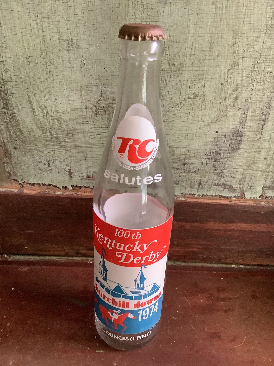 Vintage RC Cola 100th Kentucky Derby Commemorative Bottle 1974 | Etsy