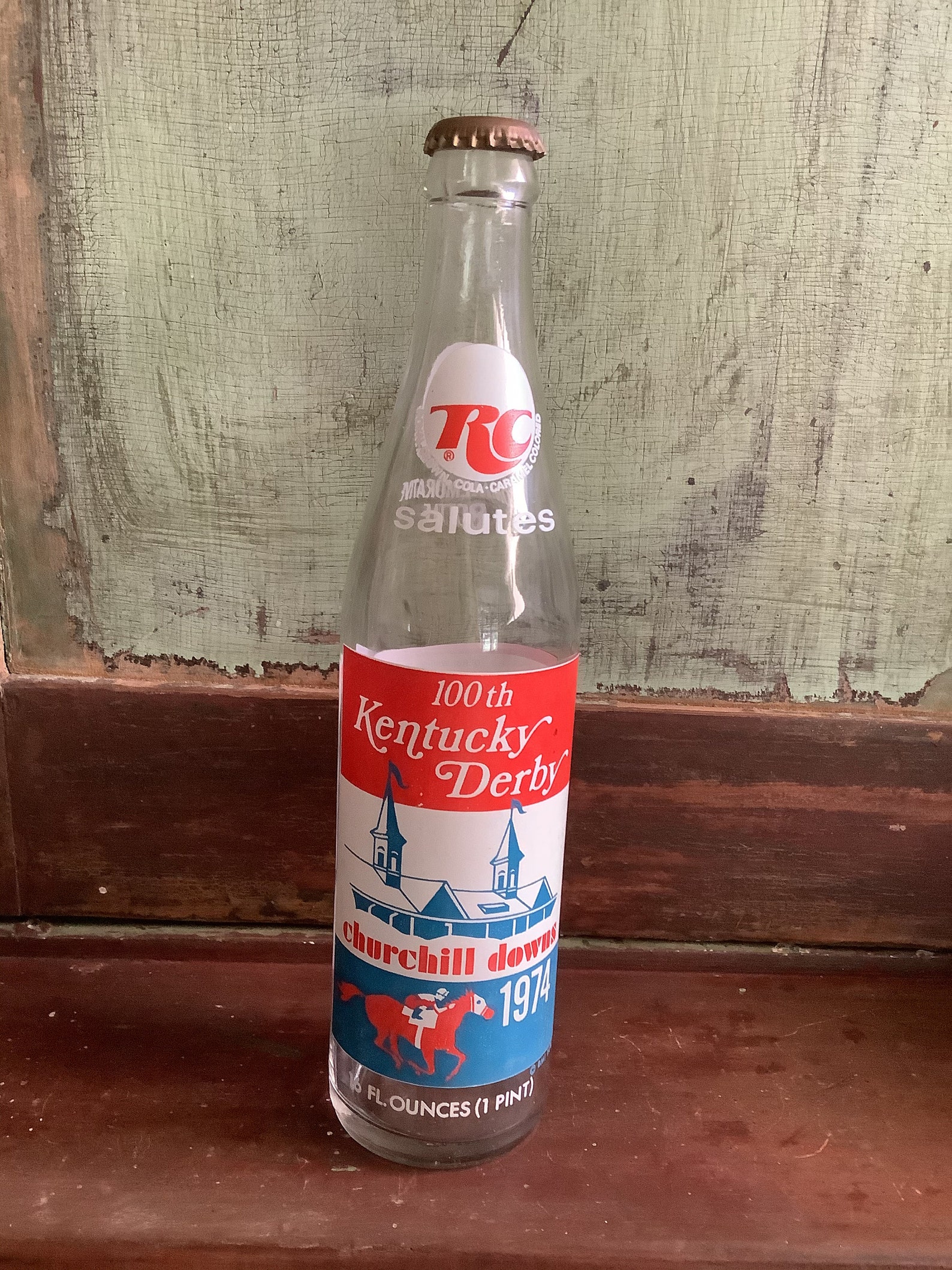 Vintage RC Cola 100th Kentucky Derby Commemorative Bottle 1974 | Etsy
