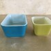 Vintage Pyrex Ovenware, Blue 61/0502, Yellow 501 B 1 1/2 Cup 23 - Etsy